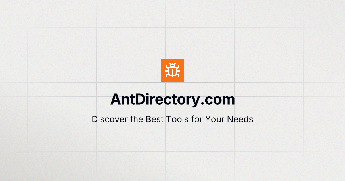 Ant Directory: Find the Best Tools for Your Needs | AIStage